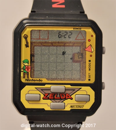 NELSONIC - Zelda - Game - Vintage Digital Watch - Digital-Watch.com